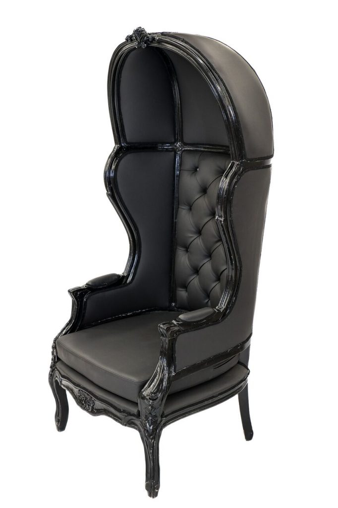 Black & White Porter Chair