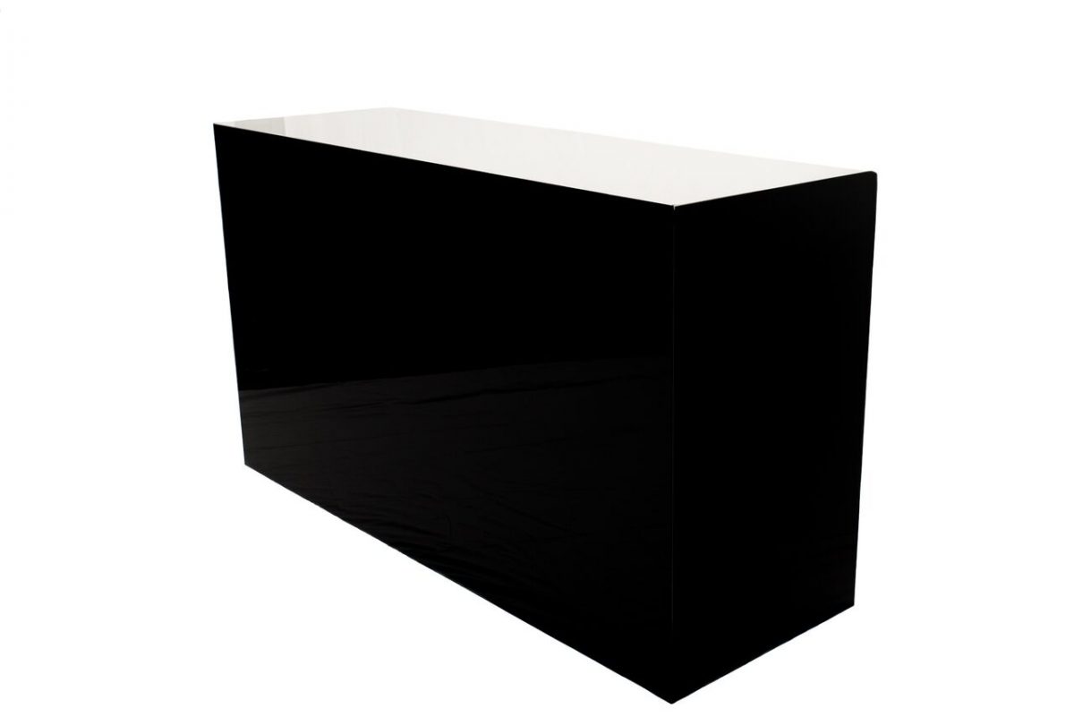 Black Tufted - Gold Top Bar